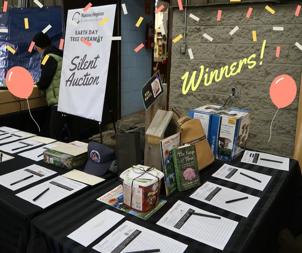 Earth Day Tree Giveaway - Silent Auction Winners : Raisin Region ...